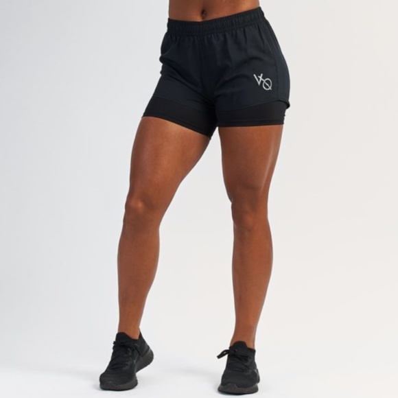 Vanquish | Shorts | Vanquish Ascend Womens Black Double Layer Shorts ...